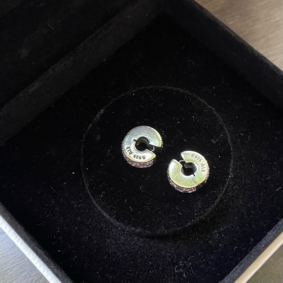 Pandora | Jewelry | Pandora Sterling Silver Clips For Bracelets | Poshmark
